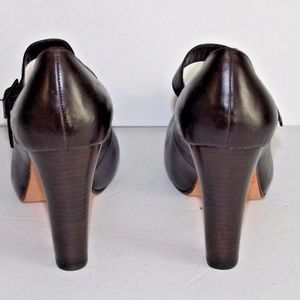 Martin + Osa | Shoes | Martin Osa Brown Leather Mary Jane Pumps | Poshmark